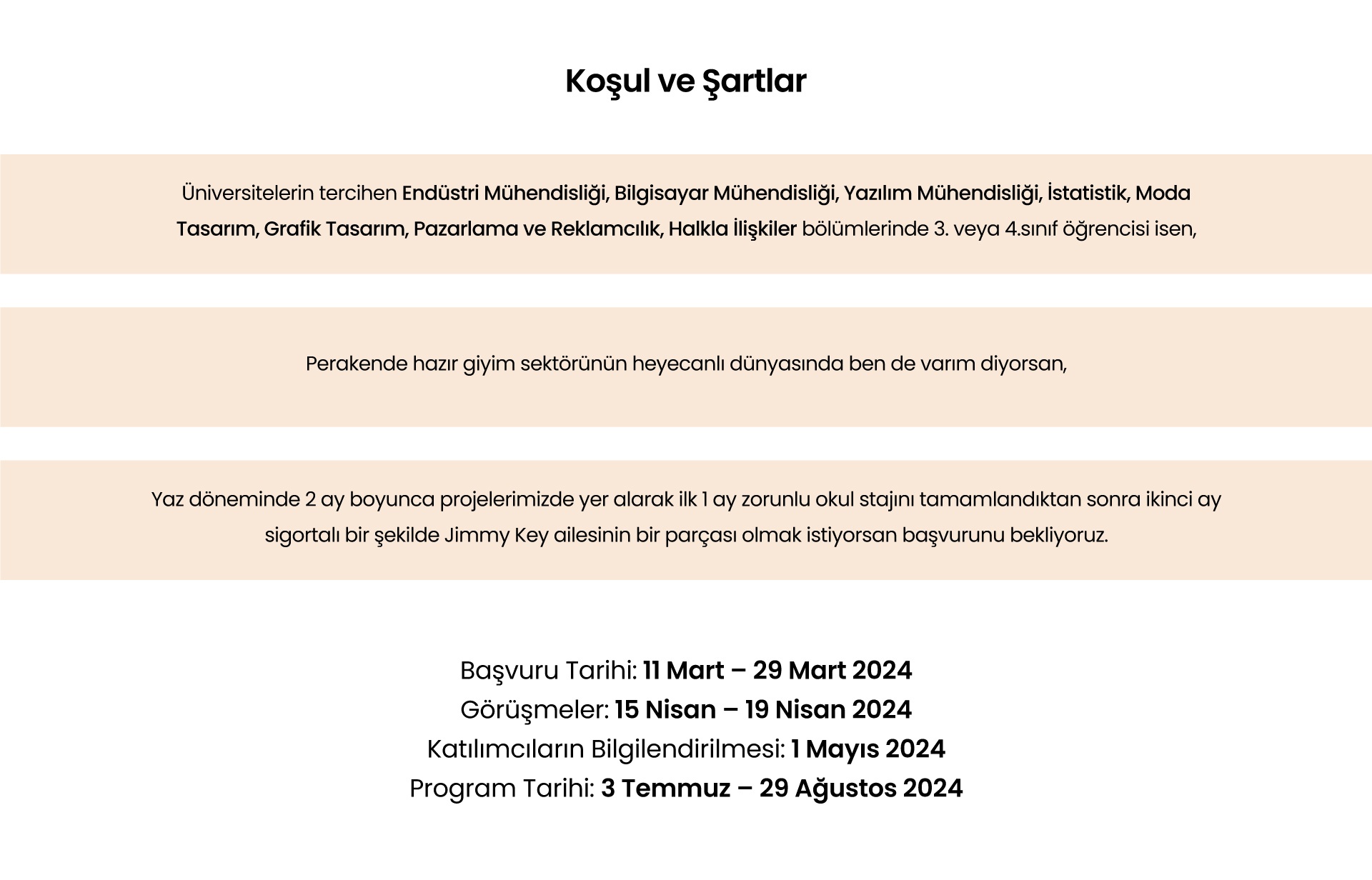 Key for Future - Staj Programı