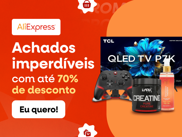 Aproveite Hoje!: Achadinhos com até 70% OFF no Aliexpress. Vem ver! 💥